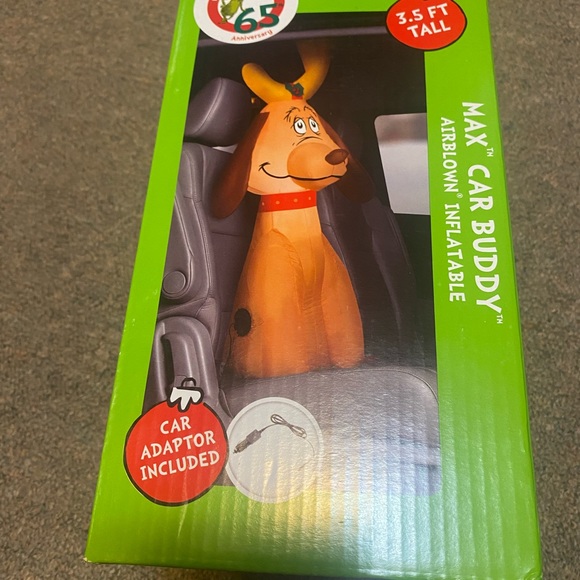 Gemmy | Holiday | The Grinch 35 Foot Max W Antlers Car Buddy Christmas ...